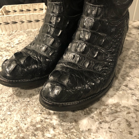Rodney Ammons | Shoes | Custom Handmade Hornback Alligator Cowboy Boots ...